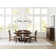 Lark Manor 60" RECTANGULAR TRESTLE TABLE PKG, MOCHA | Wayfair